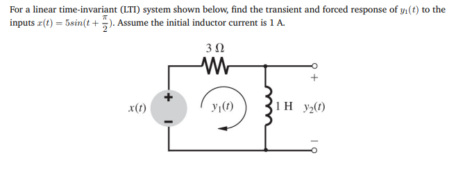 Solved For a linear time-invariant (LTI) system shown below, | Chegg.com