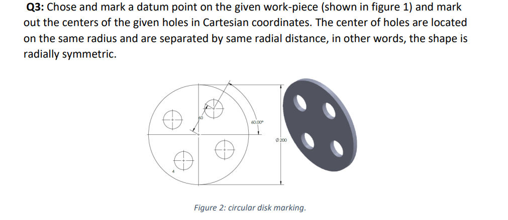 Solved Q3: Chose and mark a datum point on the given | Chegg.com