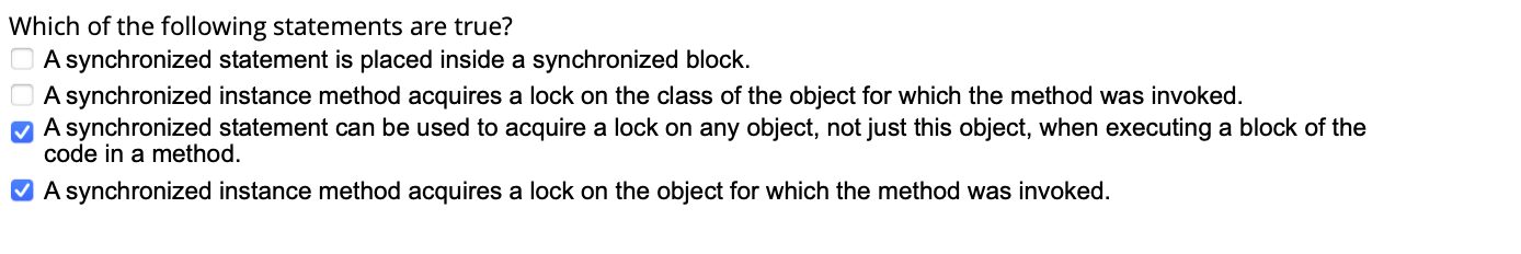 Solved Which of the following statements are true? A | Chegg.com