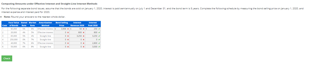 Solved Computing Amounts under Effective Interest and | Chegg.com