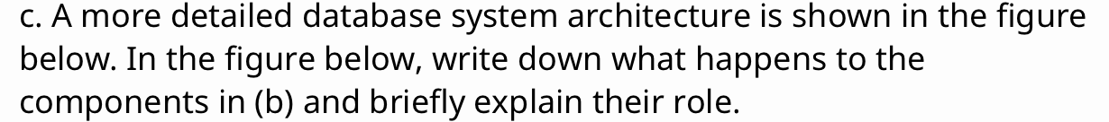 Solved c. A more detailed database system | Chegg.com