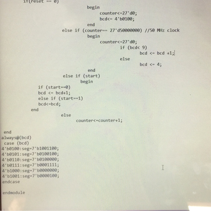 Solved File Edit Format View Help module stopwatch | Chegg.com
