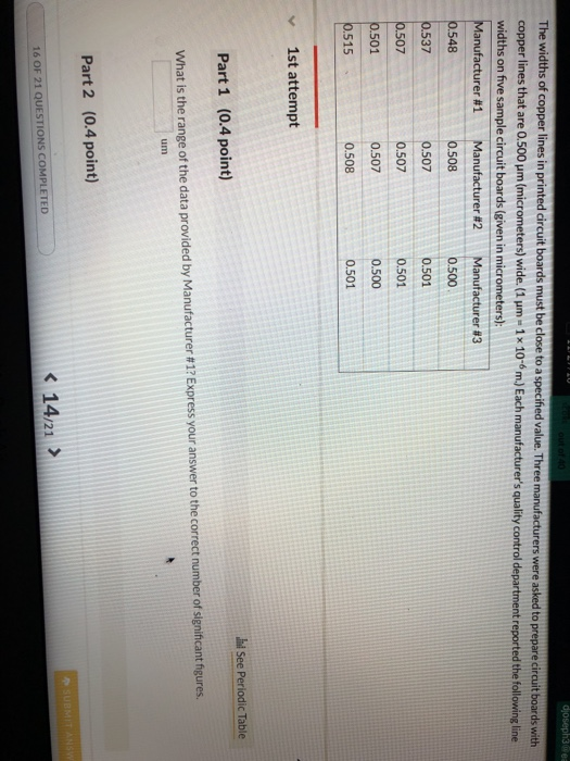 Solved The widths of copper lines in printed circuit boards | Chegg.com
