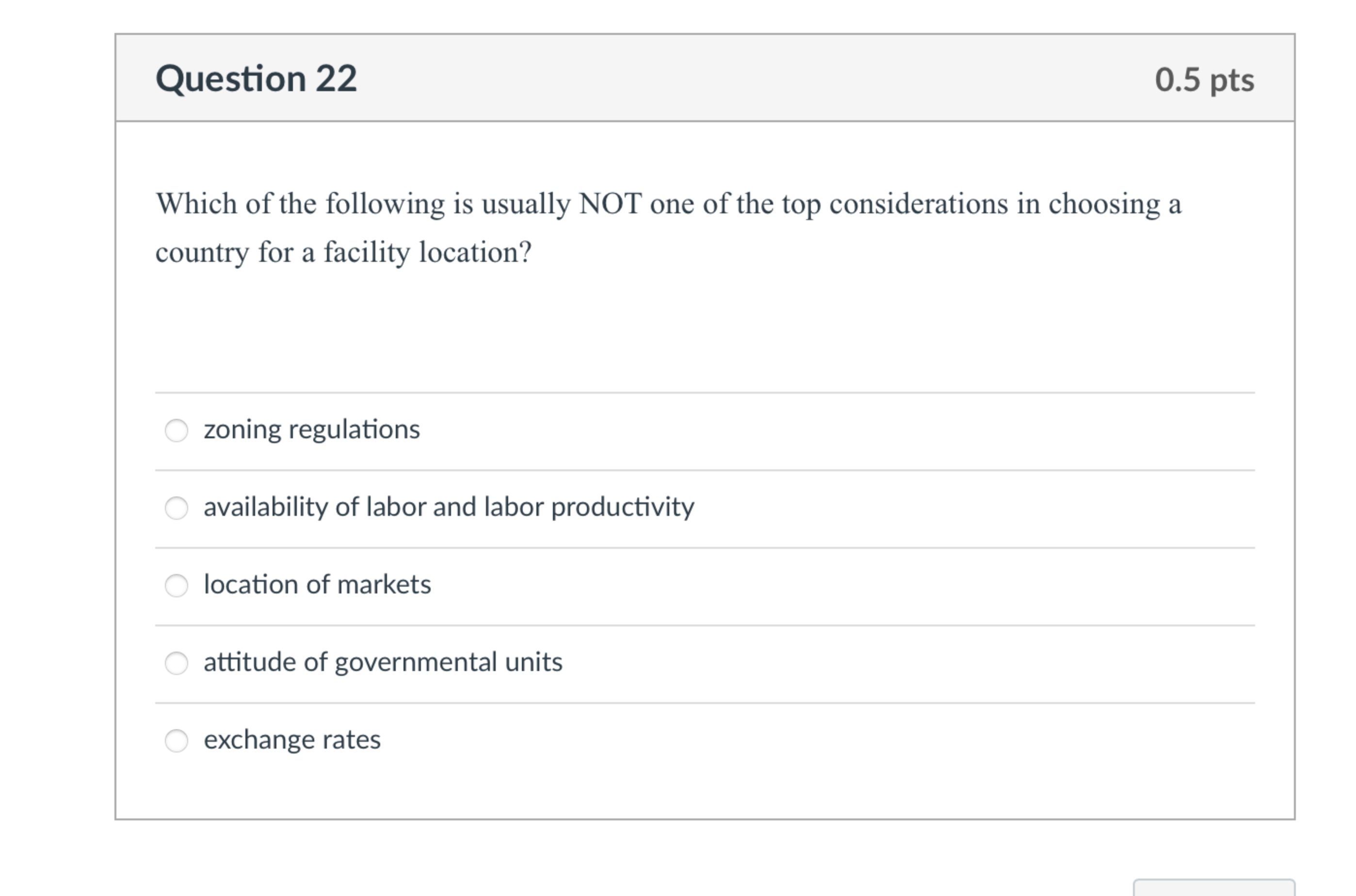 Solved Question 22Which of the following is usually NOT one | Chegg.com