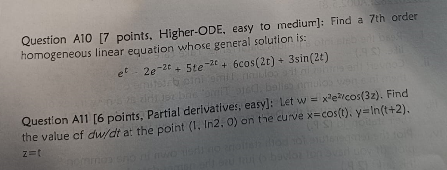 Solved Solve question 10 ﻿and 11 ﻿Show me the steps to solve | Chegg.com