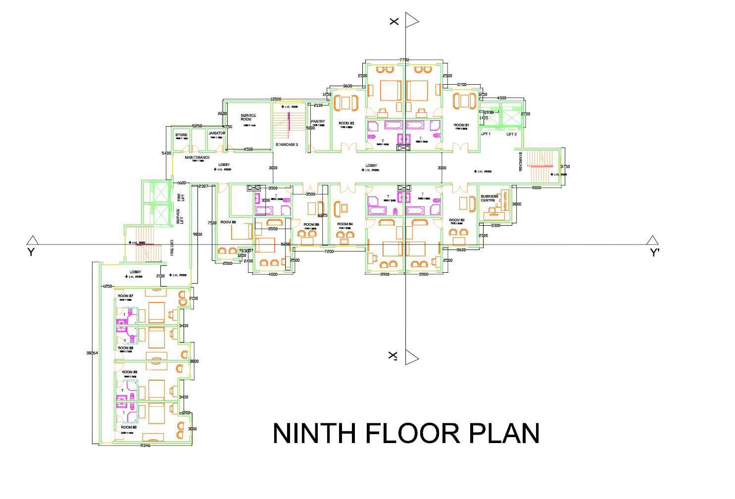 Solved Make a Layout for cctv system and fdas in this cad | Chegg.com