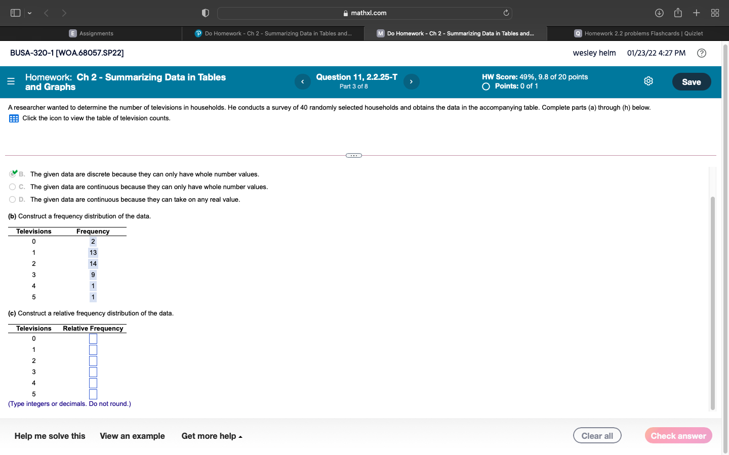 Solved mathxl.com ☺ + 68 E Assignments P Do Homework - Ch 2 | Chegg.com