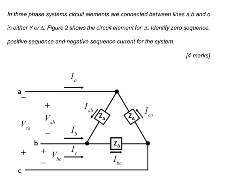 Solved In three phase systems circuit elements are connected | Chegg.com