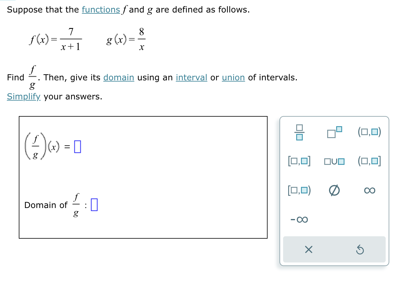 Solved Suppose that the functions f ﻿and g ﻿are defined as | Chegg.com