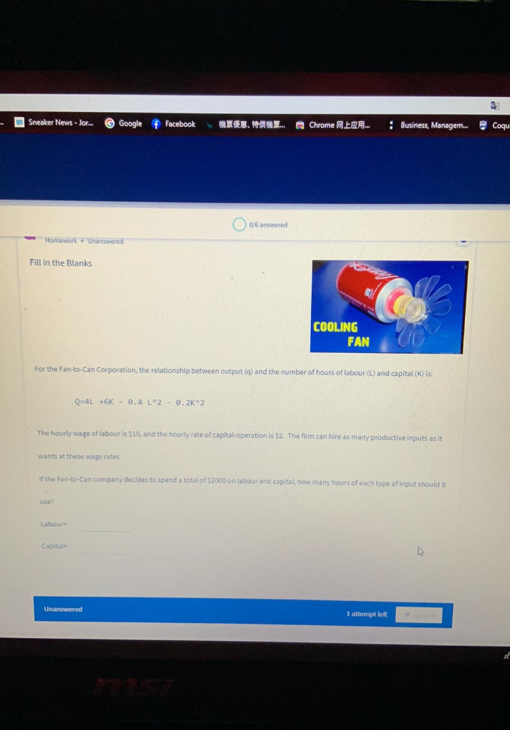 Solved sn Sneaker News - Jor... Google f Facebook 機票優惠、特價機票 | Chegg.com