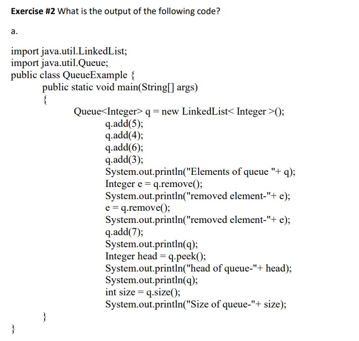 Solved What is the output of the following code?import | Chegg.com