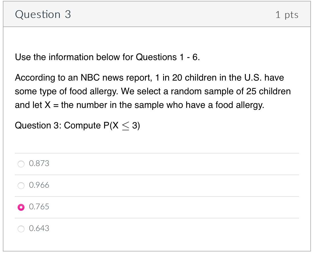 Solved Use the information below for Questions 1−6. | Chegg.com