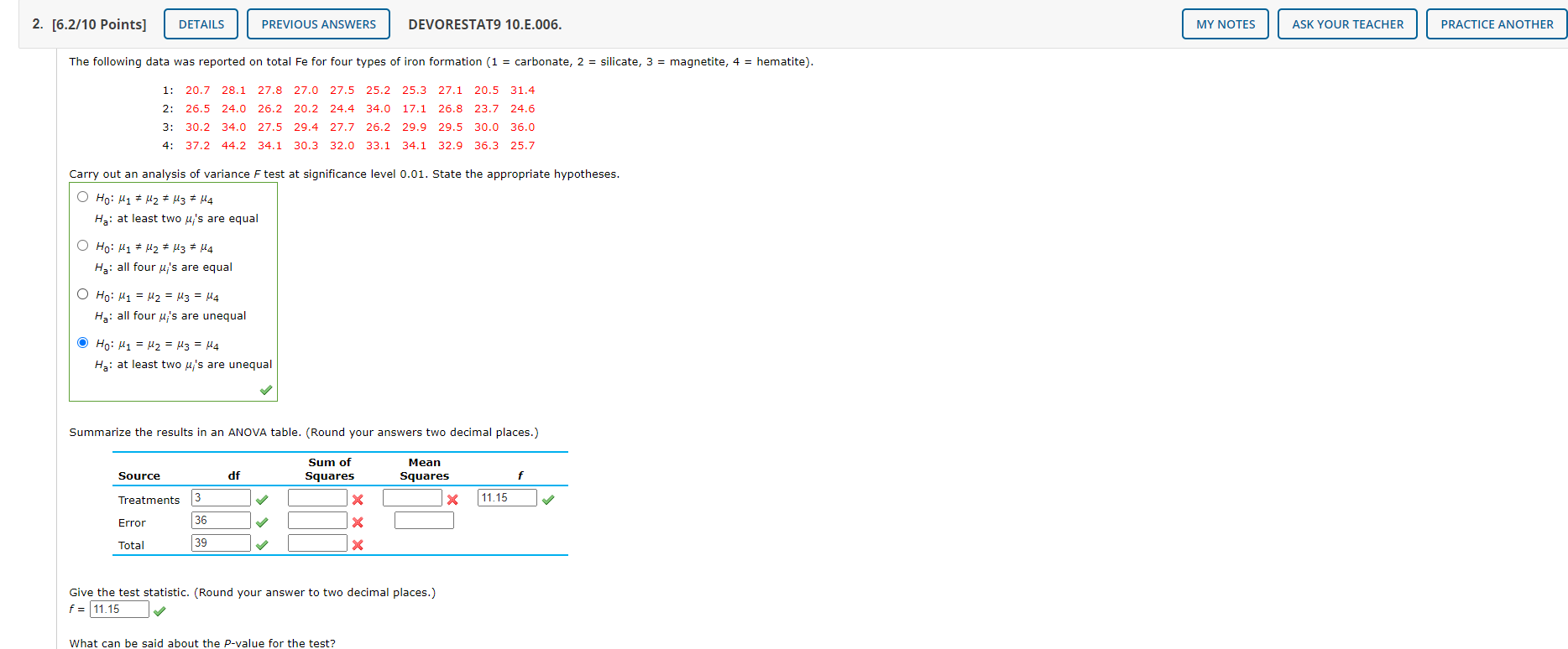 Solved 2. [6.2/10 Points] DETAILS PREVIOUS ANSWERS | Chegg.com