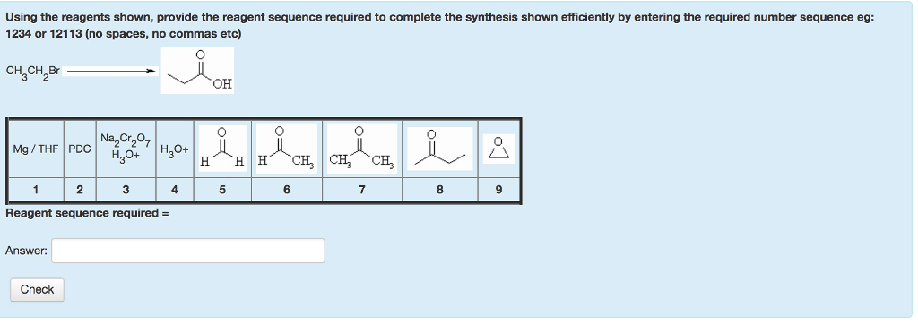 Solved Using the reagents shown, provide the reagent | Chegg.com