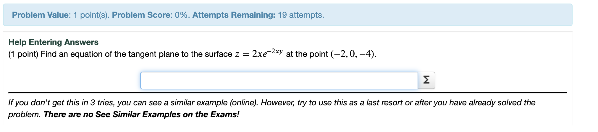 Solved Problem Value: 1 point(s). Problem Score: 0\%. | Chegg.com