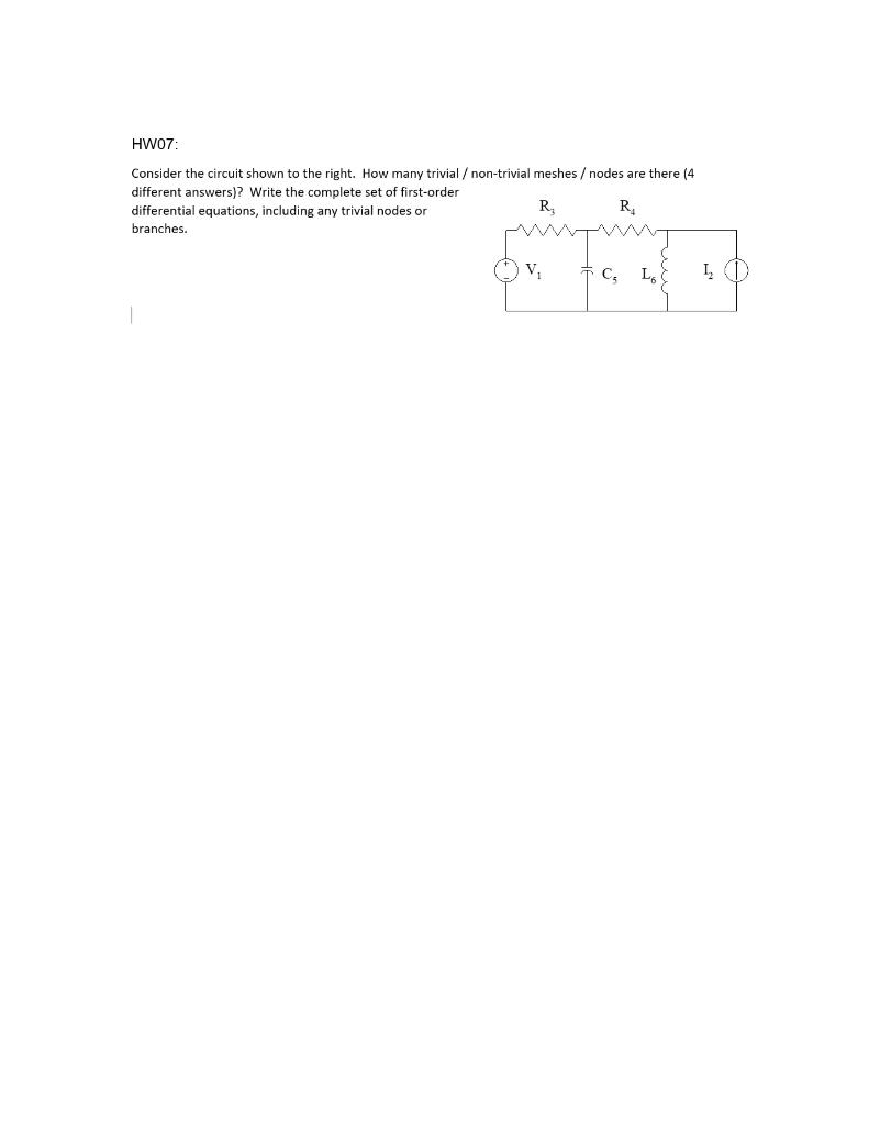 Solved HW07: Consider the circuit shown to the right. How | Chegg.com