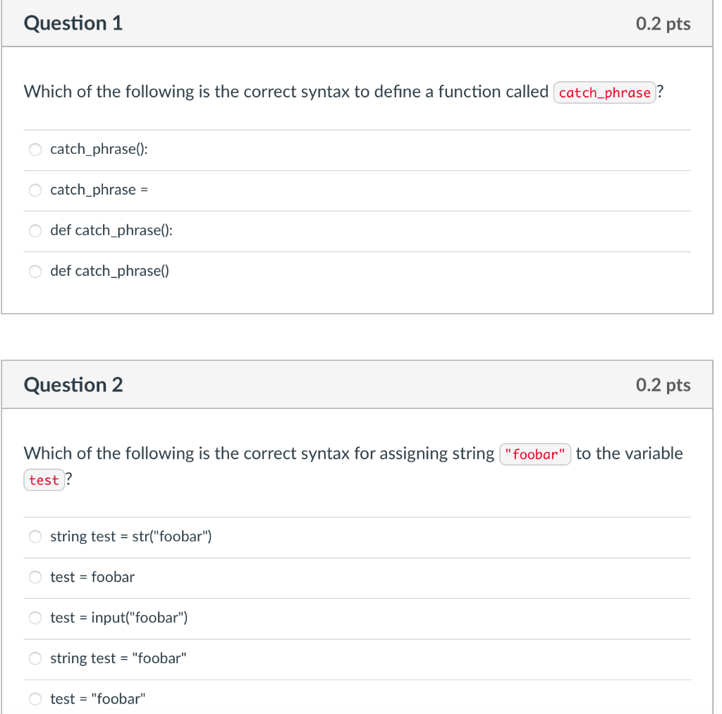 Solved Which of the following is the correct syntax to | Chegg.com