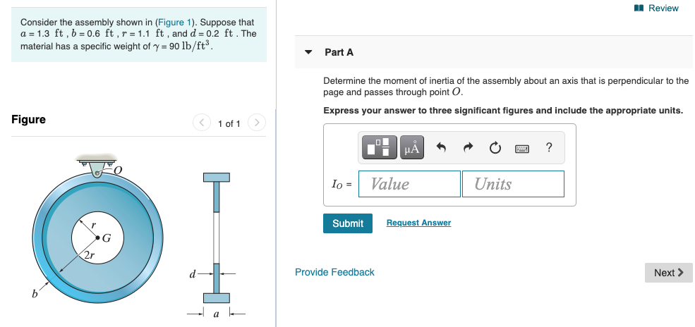 Solved Review Consider the assembly shown in (Figure 1). | Chegg.com