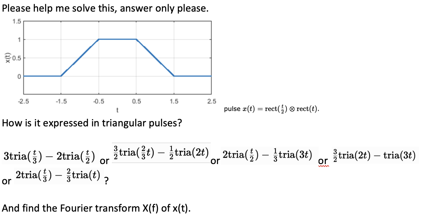 Solved Please help me solve this, answer only please. pulse | Chegg.com