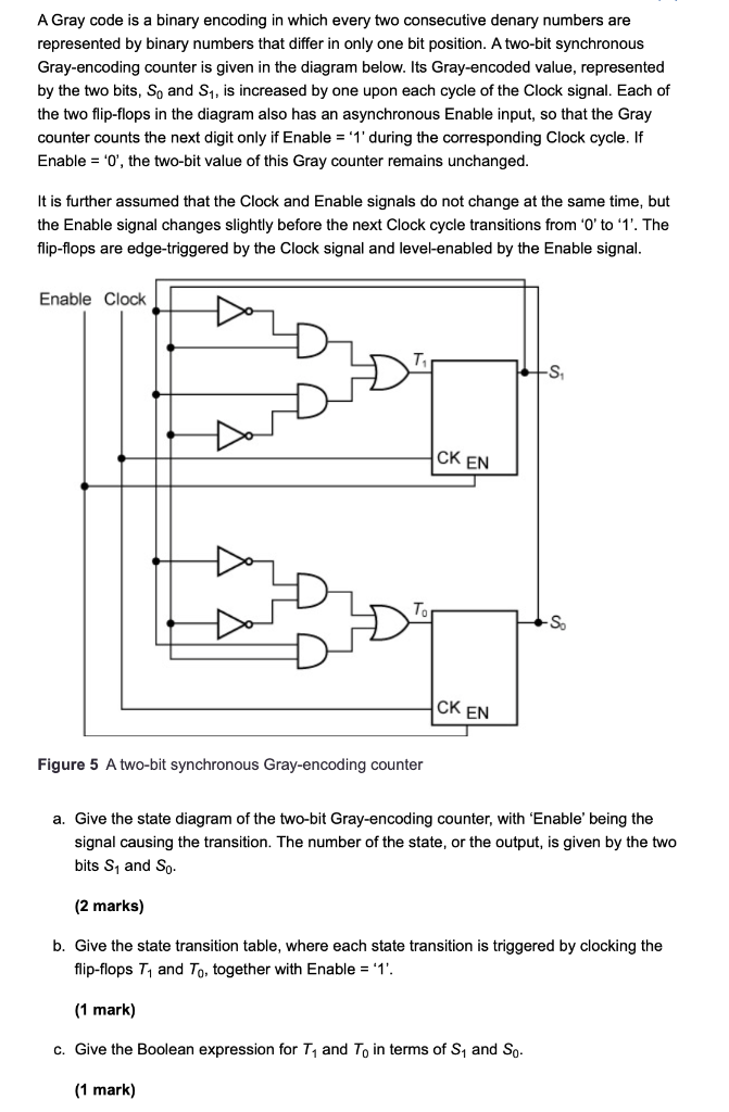 Solved A Gray code is a binary encoding in which every two | Chegg.com