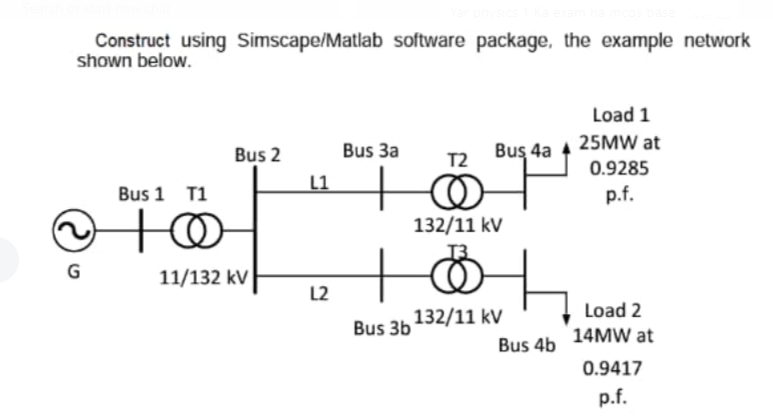 Construct using Simscape/Matlab software package, the | Chegg.com