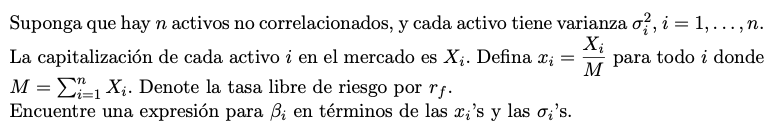 Solved Suponga que hay n activos no correlacionados, y cada | Chegg.com Solved Suponga que hay n activos no correlacionados, y cada | Chegg.com