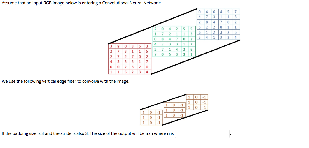 Solved Assume that an input RGB image below is entering a | Chegg.com