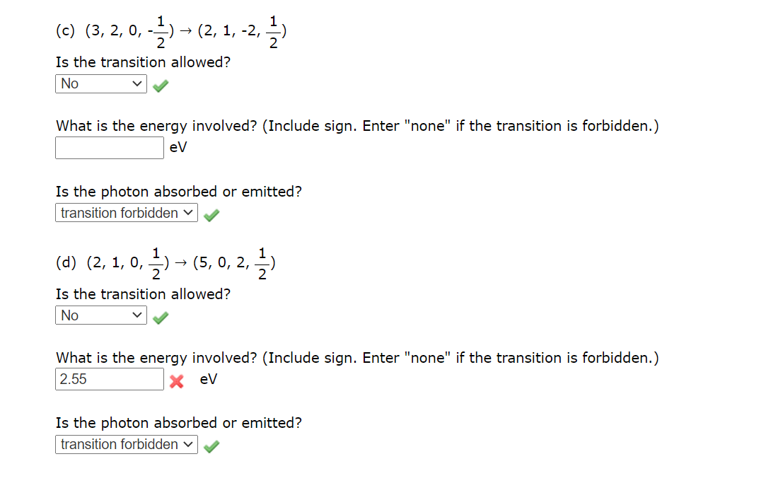 Solved Find whether the following transitions (specified in | Chegg.com