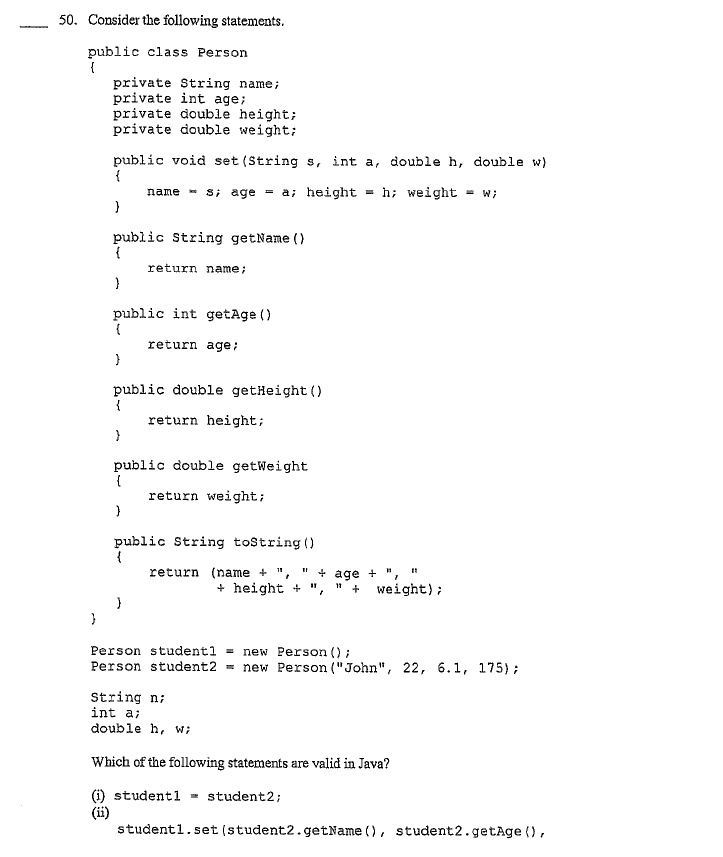Solved int[] numList = new int[50]; for (int i = 0; i