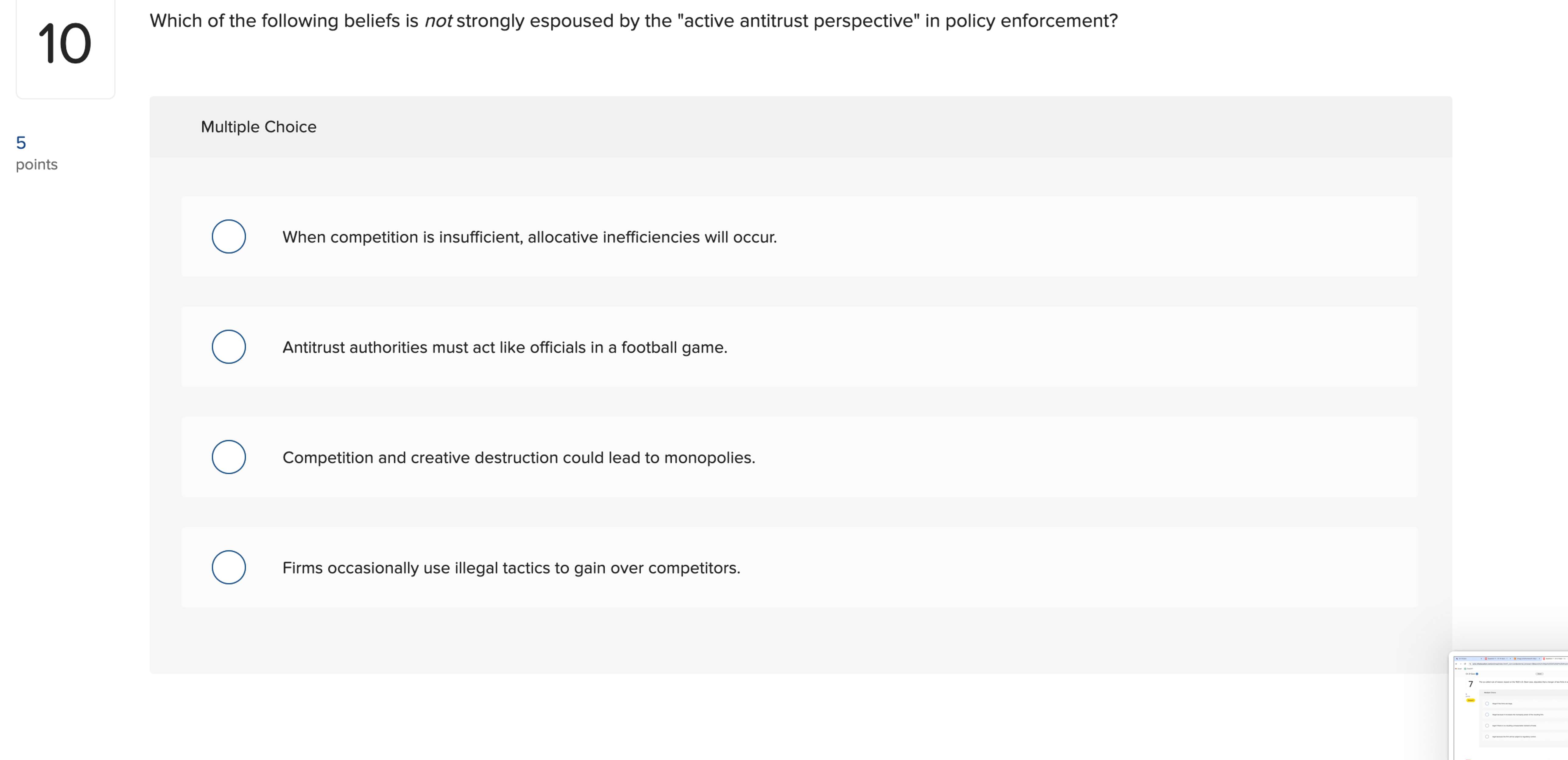 Solved Which of the following beliefs is not strongly | Chegg.com