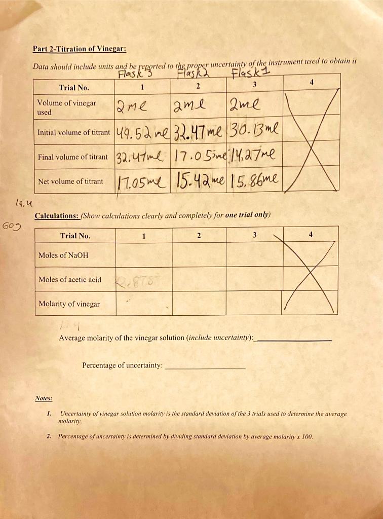 Solved TITRATION Report Form Part 1-Standardization of NaOH | Chegg.com Solved TITRATION Report Form Part 1-Standardization of NaOH | Chegg.com