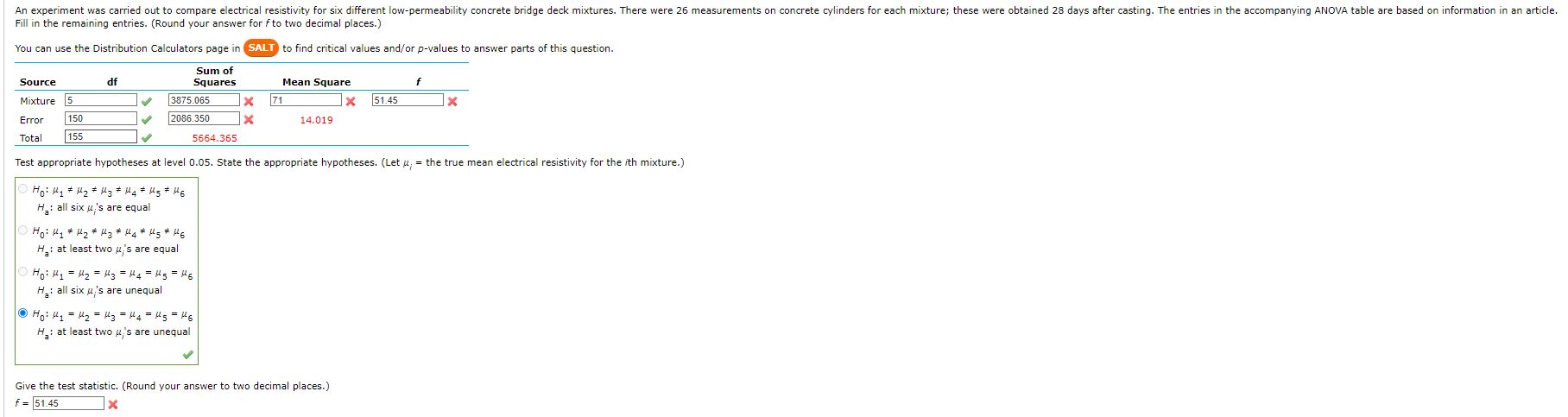 Solved Give The Test Statistic Round Your Answer To Two