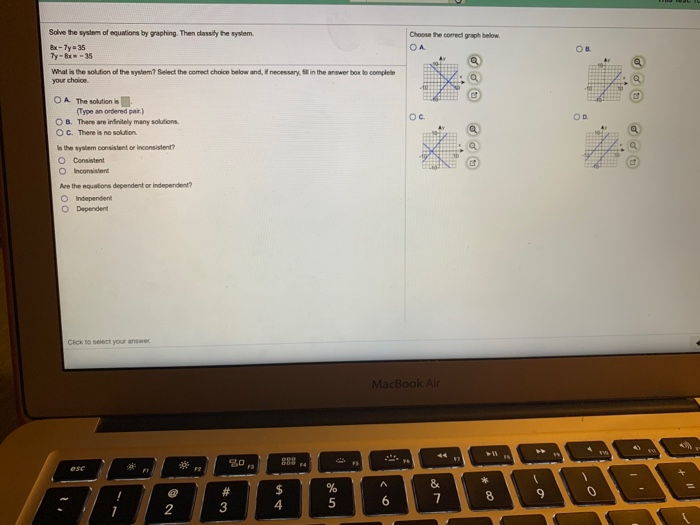 Solved Solve the system of equations by graphing. Then | Chegg.com