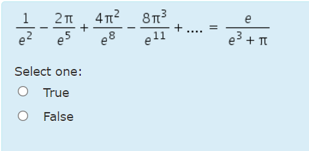 Solved 2 TT 4112 e + 873 e11 + 11 e2 e5 e3 +11 Select one: | Chegg.com