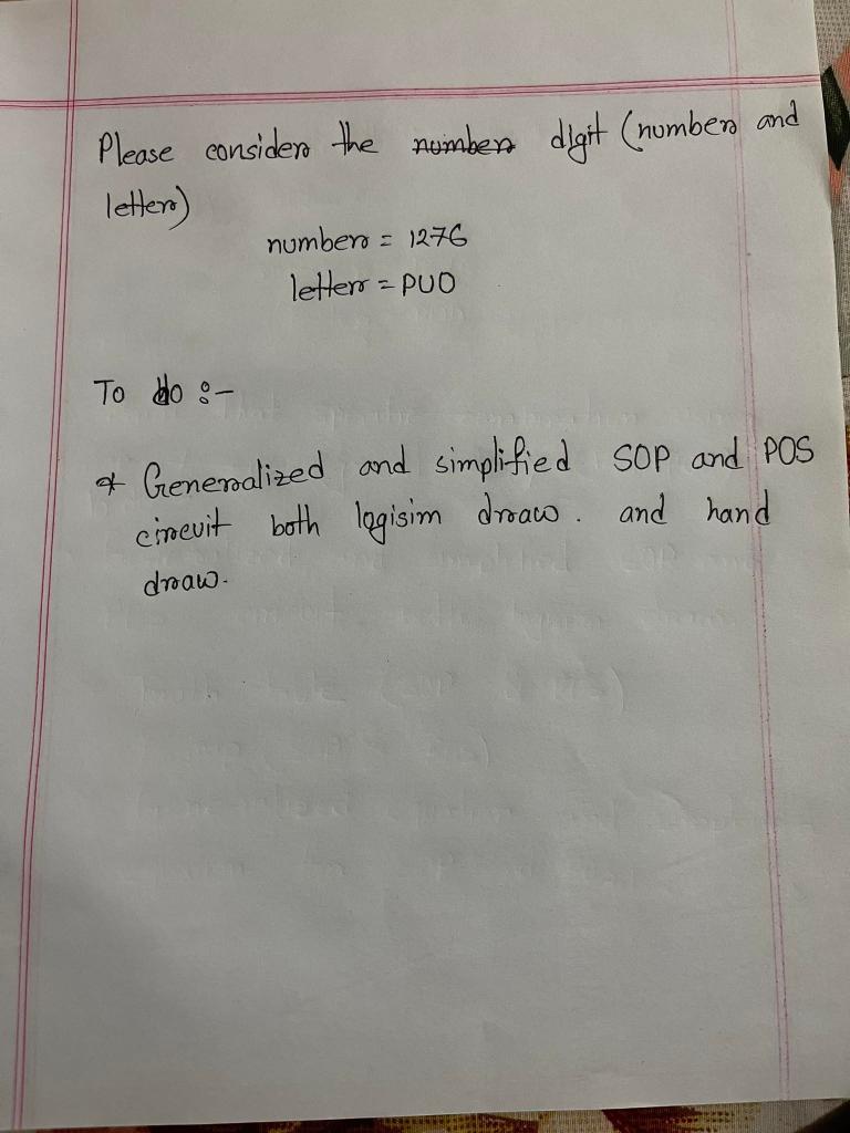 Solved Please consider the numbers digit (numben and letten) | Chegg.com