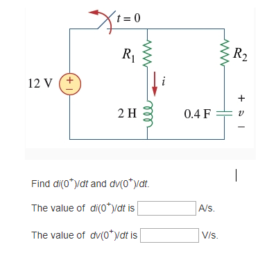 Solved In the circuit given below, R1 = 2 Ω and R2 = 4 Ω. | Chegg.com