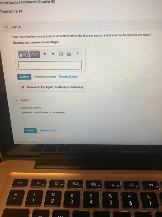 Solved Post Lecture Homework Chapter 02 Problem 2.14 Part A | Chegg.com
