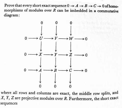 Prove that every short exact sequence 0 → A B +C → of | Chegg.com