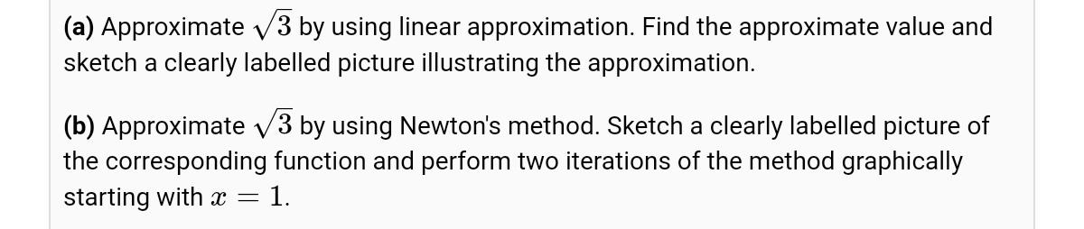 Solved (a) Approximate V3 by using linear approximation. | Chegg.com