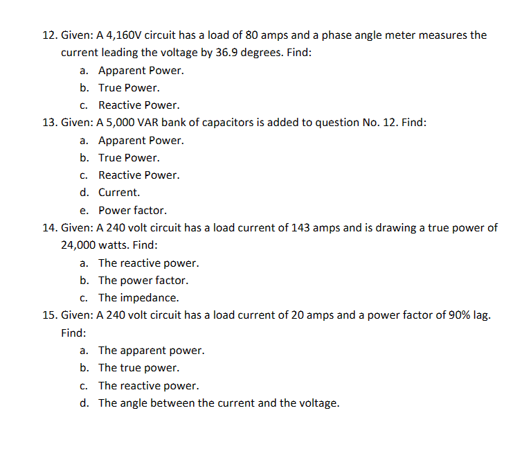 Solved 1. How is true power calculated in a DC circuit? 2. | Chegg.com