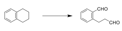 Solved Create a synthesis for the dialdehyde below. Show | Chegg.com
