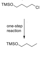 Solved TMSO CI one-step reaction TMSO | Chegg.com