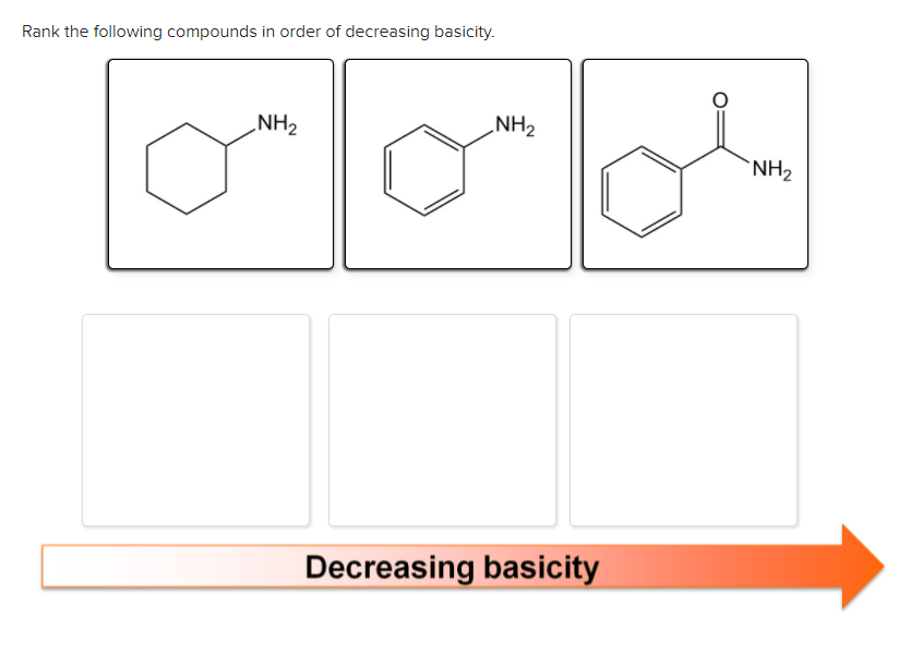 Solved Rank the following compounds in order of decreasing | Chegg.com