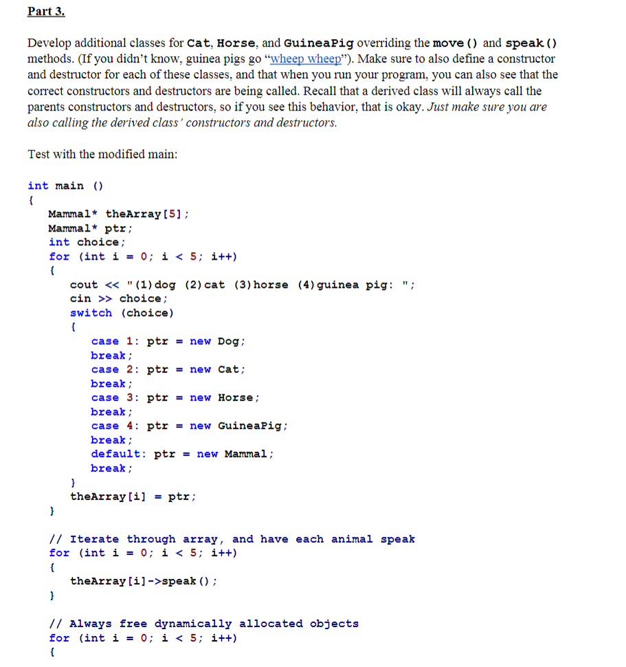 Solved Lab 12 Polymorphism Objective After Completion Of