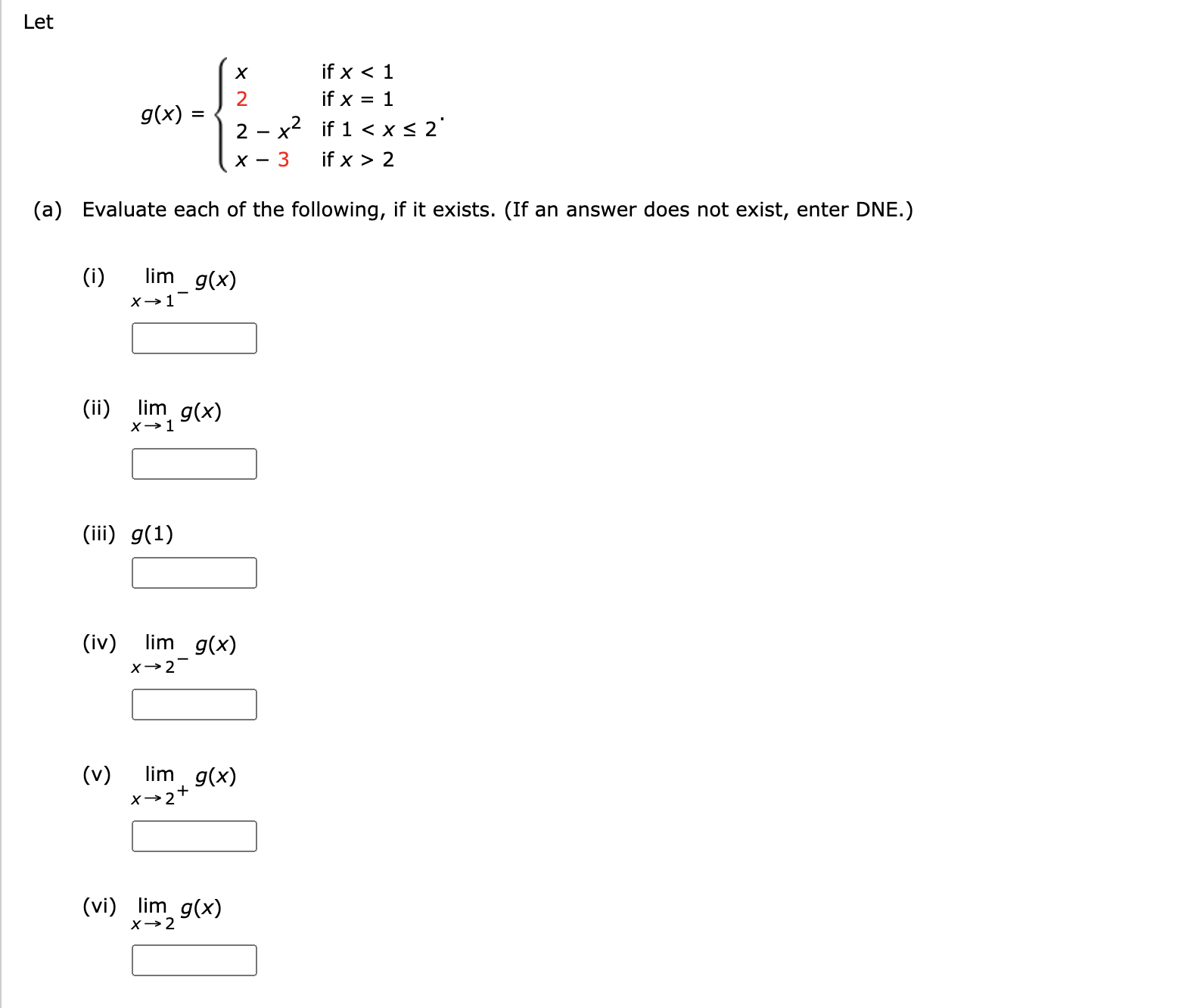 Solved \\[ g(x)=\\left\\{\\begin{array}{ll} x & \\text { if | Chegg.com