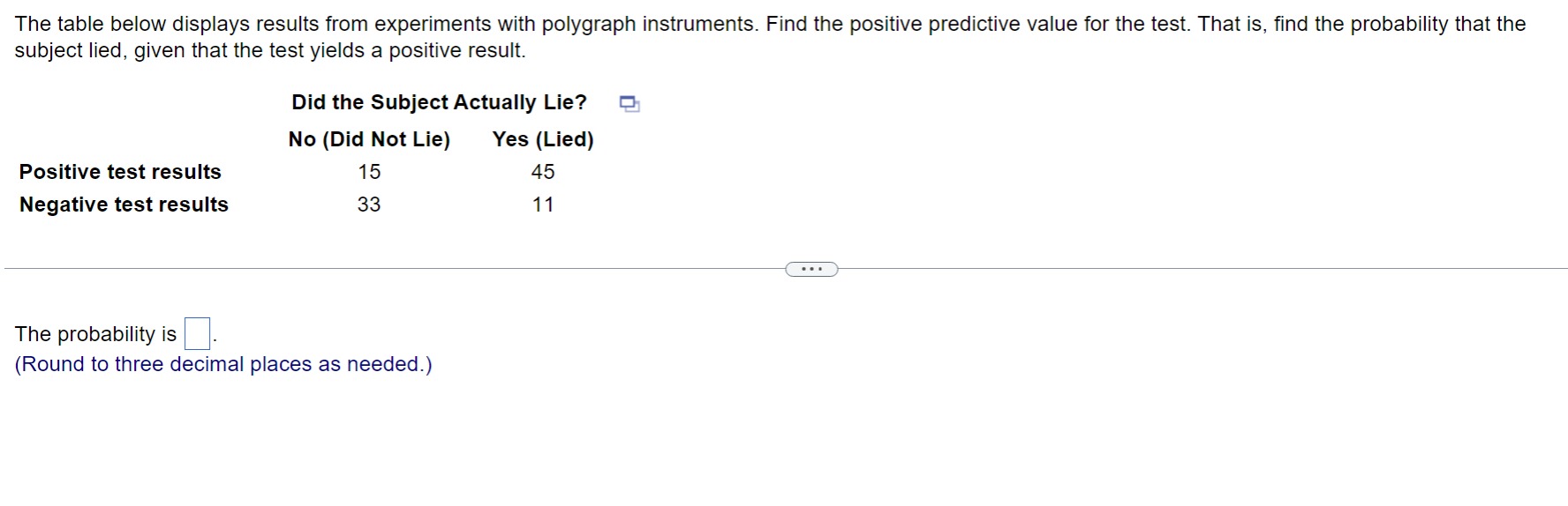 Solved The table below displays results from experiments | Chegg.com