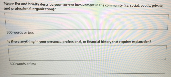 Solved Please list and briefly describe your current | Chegg.com