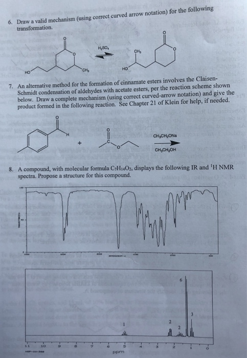 Solved Draw a valid mechanism (using correct curved arrow | Chegg.com