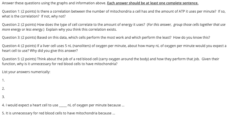 Solved Not all cells have the same number of mitochondria. | Chegg.com