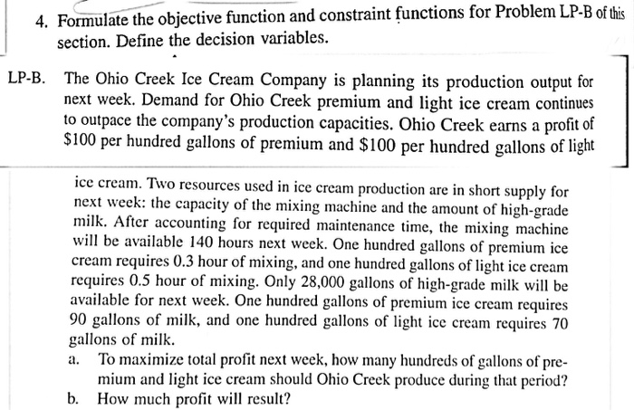 Solved 4. Formulate the objective function and constraint | Chegg.com